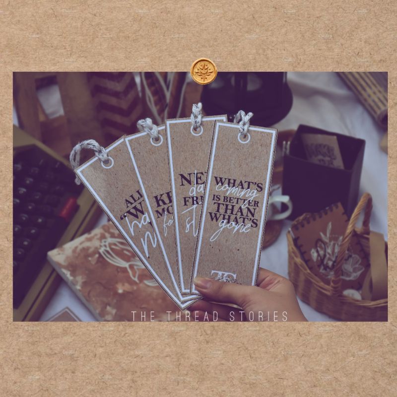 Buy Set of 4 Printed Bookmarks Online In Pakistan - PakistanCreates