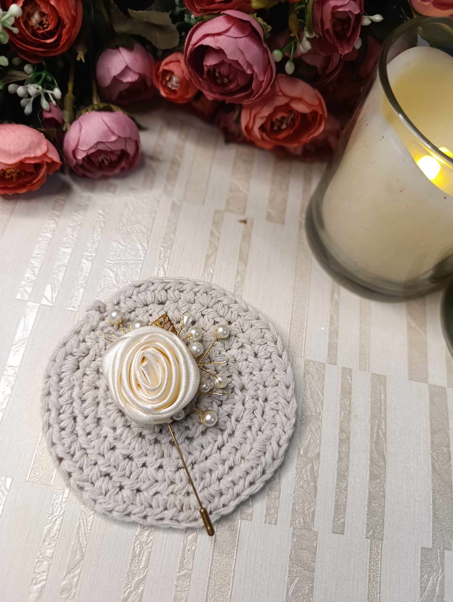 Buy Off White Brooch Online In Pakistan - PakistanCreates